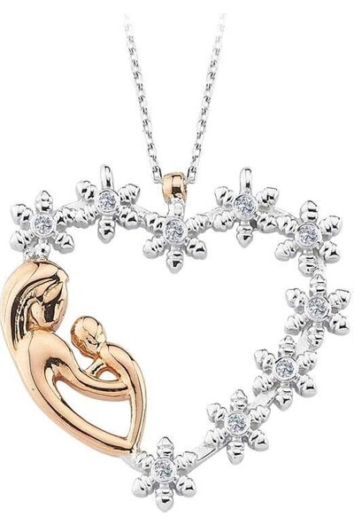 Sirius Pırlanta Anne Kalbi Kolye 0431P0009