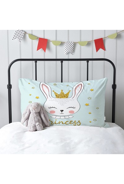 RealHomes Princess Tavşan Desenli %100 Organik/ranforce Pamuk Bebek Yastık Kılıfı RealHomes Princess Tavşan Desenli %100 Organik/ranforce Pamuk Bebek Yastık Kılıfı