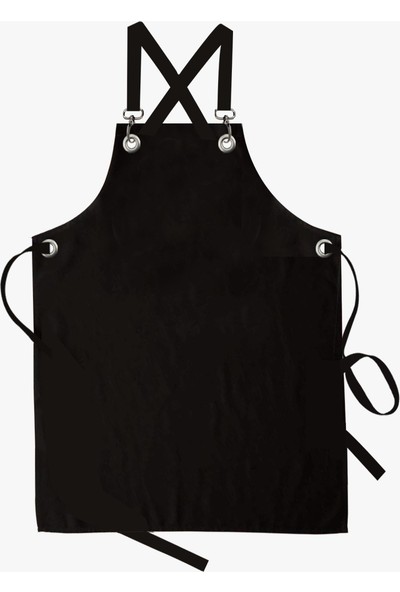 Mucito Master Basic Düz Mutfak Önlüğü Siyah ST-1042 Mucito Master Basic Düz Mutfak Önlüğü Siyah ST-1042
