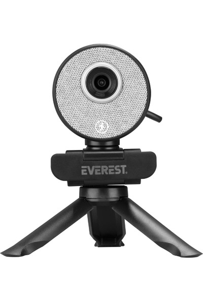 Everest SC-HD09 1080P Full Hd Auto Tracking Harekete Duyarlı Tripod ve Mikrofonlu Siyah Webcam USB Pc Kamera Everest SC-HD09 1080P Full Hd Auto Tracking Harekete Duyarlı Tripod ve Mikrofonlu Siyah Webcam USB Pc Kamera