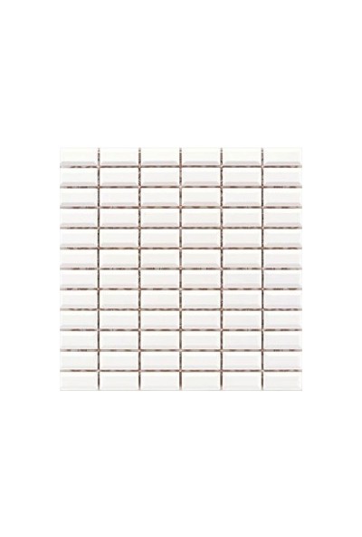 Vitra 2.5 x 5 Metro Tiles Mozaik Beyaz Karo Parlak (1 M2) Vitra 2.5 x 5 Metro Tiles Mozaik Beyaz Karo Parlak (1 M2)