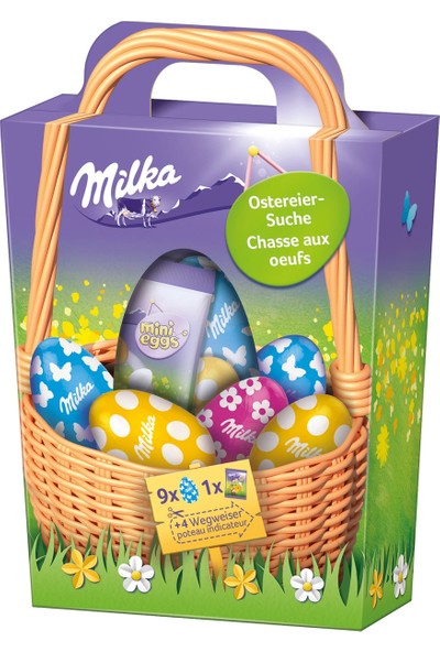 Milka Yumurta Çikolata Paskalya Seti 162 gr Milka Yumurta Çikolata Paskalya Seti 162 gr