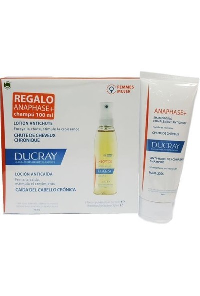 Ducray Neoptide Losyon 3X30 ml + Anaphase Şampuan 100 ml Ducray Neoptide Losyon 3X30 ml + Anaphase Şampuan 100 ml