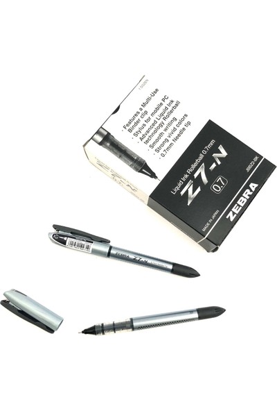 Zebra Z7 N Iğne Uçlu Kalem 0.7 mm Siyah 12'li Zebra Z7 N Iğne Uçlu Kalem 0.7 mm Siyah 12'li