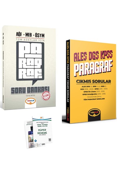 Yediiklim 2021 Paragraf Soru Bankası ve Yediiklim Paragraf Çıkmış Sorular Yediiklim 2021 Paragraf Soru Bankası ve Yediiklim Paragraf Çıkmış Sorular