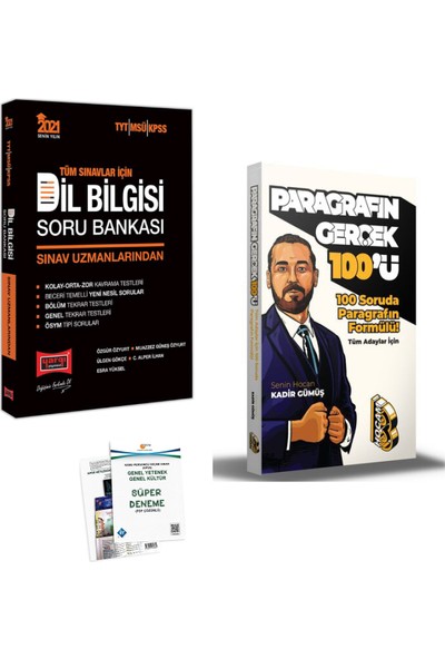 Yargı 2021 KPSS Sınav Uzmanlarından Dil Bilgisi ve Benim Hocam 100 Soruda Paragrafın Formülü Yargı 2021 KPSS Sınav Uzmanlarından Dil Bilgisi ve Benim Hocam 100 Soruda Paragrafın Formülü