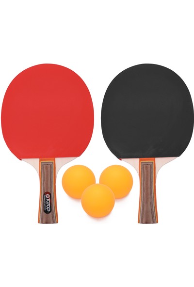 Lixada Hafif Masa Tenisi Raketi ve Topları Set Güçlü Rahat
