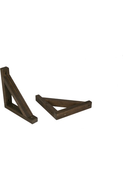 Met Metal Masif Ahşap Raf Ayağı 18*18 Cm. 2 Adet