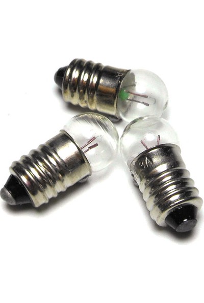 YYB Deney Setleri Için Mini Ampul 2,5 V 10'lu YYB Deney Setleri Için Mini Ampul 2,5 V 10'lu