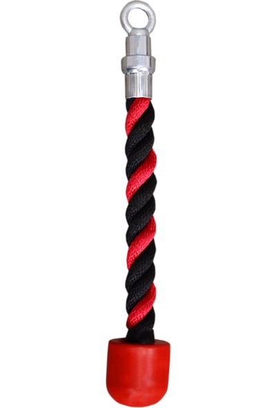 Jimx Profesyonel Kırmızı Topuzlu Triceps Halatı Tekli Kırmızı Siyah Jimx Profesyonel Kırmızı Topuzlu Triceps Halatı Tekli Kırmızı Siyah