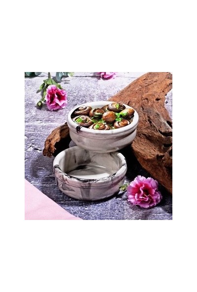Sevil Saraç Home Seramik Güveç, Sufle Kasesi Gri 2'li 9,5 cm. Sevil Saraç Home Seramik Güveç, Sufle Kasesi Gri 2'li 9,5 cm.