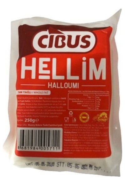 Cibus Hellim Ithal Peyniri 250 gr