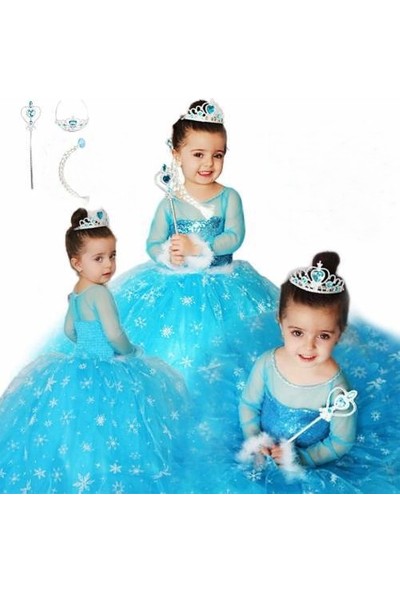 Nero Uzun Kollu Kabarık Elsa Kostüm Nero Uzun Kollu Kabarık Elsa Kostüm