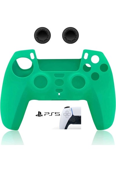 Ps5 Dualsense Yüksek Kalite Kol Kılıfı + 1 Çift Analog Başlığı Ps5 Dualsense Yüksek Kalite Kol Kılıfı + 1 Çift Analog Başlığı