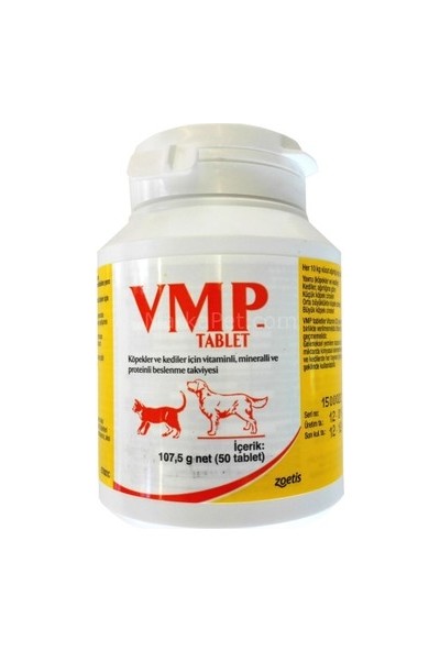 Zoetis Vmp Kedi ve Köpek Tüy Dökülme Önleyici Vitamin 50 Tablet Zoetis Vmp Kedi ve Köpek Tüy Dökülme Önleyici Vitamin 50 Tablet