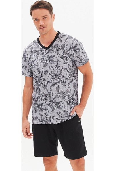 Blackspade 30466 Erkek Şortlu Pijama Takımı
