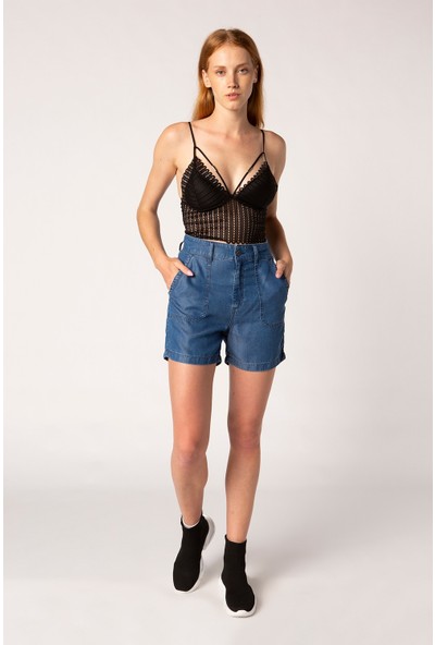 Vigoss Denim Kadın Şort 40284-00257 Vigoss Denim Kadın Şort 40284-00257