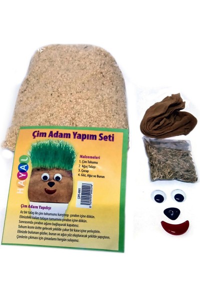 Hayal Çim Adam Yapım Seti 5'li