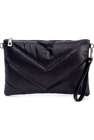 Chapman Clutch Çanta Mat Siyah