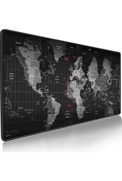 Snexpres Mousepad Dünya Desenli 90 x 40CM
