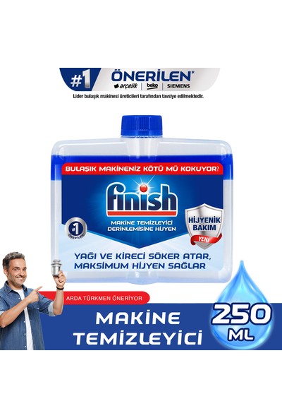 Finish Bulaşık Makinesi Temizleyici Sıvı 250 ml