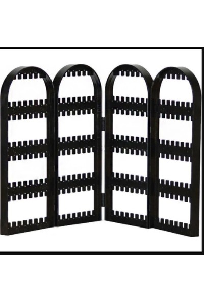 Pazarika Siyah Küpe ve Takı Katlanır Düzenleyici Organizer