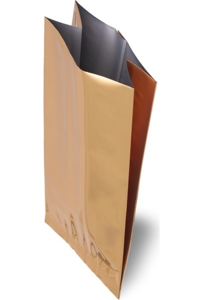 Valfli Gold Yandan Körüklü Alüminyum Torba 250'li - 10X25 cm