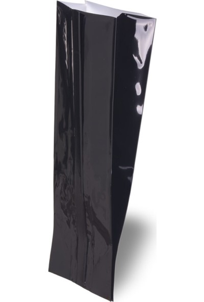 Valfli Siyah Yandan Körüklü Alüminyum Torba 250'li - 10X34 cm Valfli Siyah Yandan Körüklü Alüminyum Torba 250'li - 10X34 cm