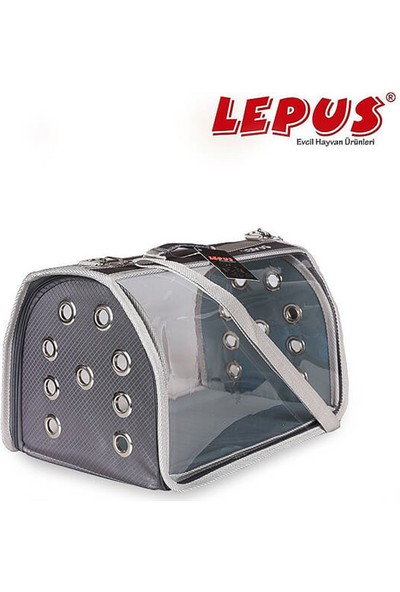 Lepus Şeffaf Fly Bag Gri M 25X40X25H cm