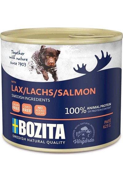 Bozita Tahılsız Somon Etli Köpek Konservesi 625 gr 3'lü Set Idili Bozita Tahılsız Somon Etli Köpek Konservesi 625 gr 3'lü Set Idili