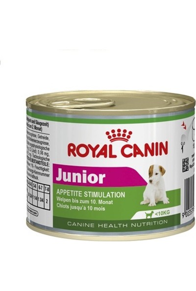 Royal Canin Junior Konserve Mama 195 gr 10'lu Set Idili Royal Canin Junior Konserve Mama 195 gr 10'lu Set Idili