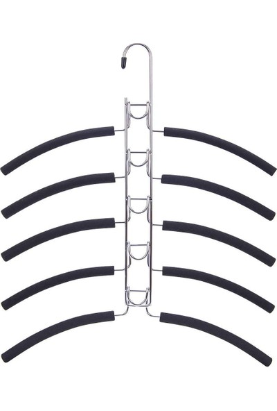 Famıly Co. 5 Li Dolap Düzenleyici Elbise Askısı 5 Kıyafet = 1 Askı