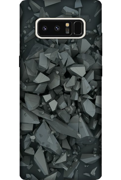 Cupcase Samsung Galaxy Note 8 Kılıf Desenli Esnek Silikon Arka Kapak - Broken Cupcase Samsung Galaxy Note 8 Kılıf Desenli Esnek Silikon Arka Kapak - Broken