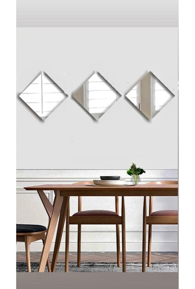 Enc Home 3'lü 30X30 Dekoratif Ayna