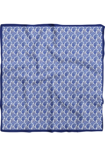 Moda Butik Kadın Mavi Küçük Şal Desenli 50X50 Bandana Hyl DG0589-22 Moda Butik Kadın Mavi Küçük Şal Desenli 50X50 Bandana Hyl DG0589-22
