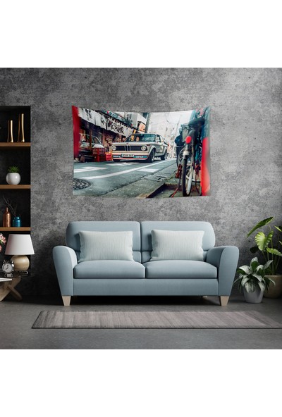 Vagonik Bmw Old Duvar Örtüsü Halısı 150 x 100 cm