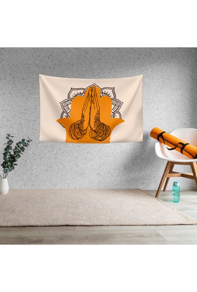 Vagonik Yoga Namaste Duvar Örtüsü Halısı 70 x 100 cm Vagonik Yoga Namaste Duvar Örtüsü Halısı 70 x 100 cm