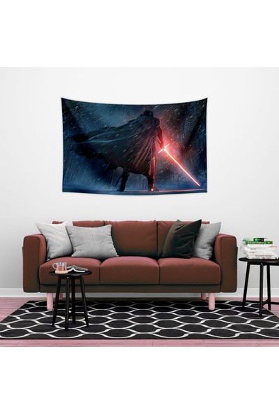 Vagonik Yıldız Savaşçıları Duvar Örtüsü Halısı 70 x 100 cm