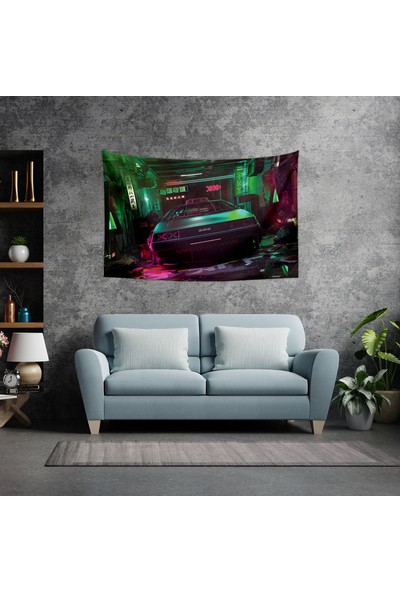 Vagonik Dmc Geleceğe Dönüş Duvar Örtüsü Halısı 70 x 100 cm