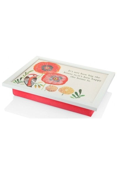 White & Beige Poppy Keyif Tepsisi 37X46.5 cm White & Beige Poppy Keyif Tepsisi 37X46.5 cm
