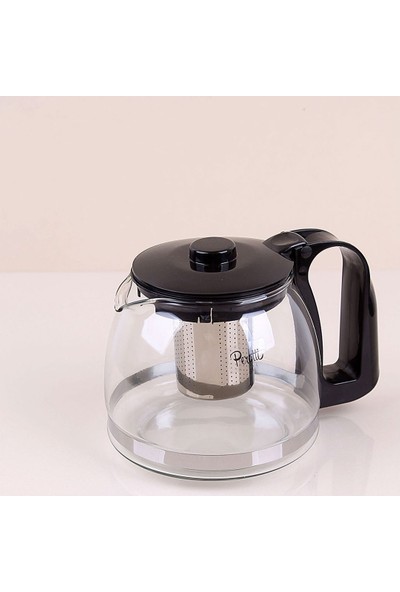 Perotti Luca Süzgeçli Cam Çaycı Demliği 1250 ml