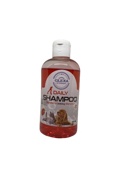 Glexa Kedi Köpek Şampuanı Strawberry (Çilek Aromalı) Shampoo Glexa Kedi Köpek Şampuanı Strawberry (Çilek Aromalı) Shampoo