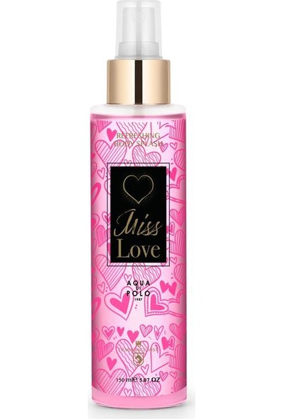 Aqua Di Polo 1987 APCN001502 Miss Love Body Splash 150 ml Kadın Vücut Spreyi Aqua Di Polo 1987 APCN001502 Miss Love Body Splash 150 ml Kadın Vücut Spreyi