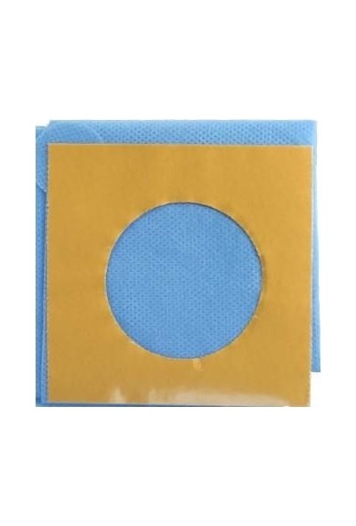 Steril Cerrahi Delikli Serviyet Örtüsü 50X50CM 20 Adet Steril Cerrahi Delikli Serviyet Örtüsü 50X50CM 20 Adet