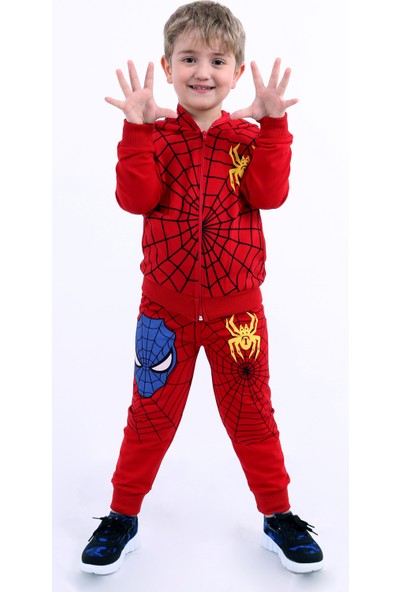 Cansın Mini Erkek Çocuk Maskeli Örümcek Adam 4-10 Yaş Takım 4146 Cansın Mini Erkek Çocuk Maskeli Örümcek Adam 4-10 Yaş Takım 4146