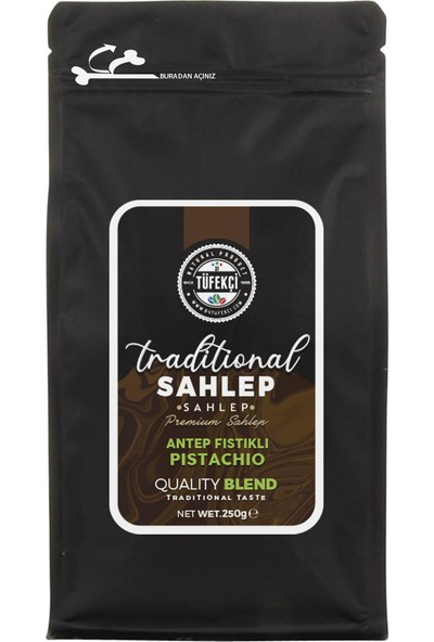 By Tüfekçi Antep Fıstıklı Salep 250 gr By Tüfekçi Antep Fıstıklı Salep 250 gr