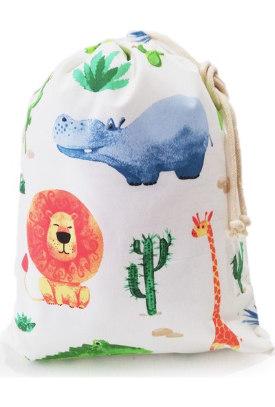 Atölye Eda Safari Desen Kese