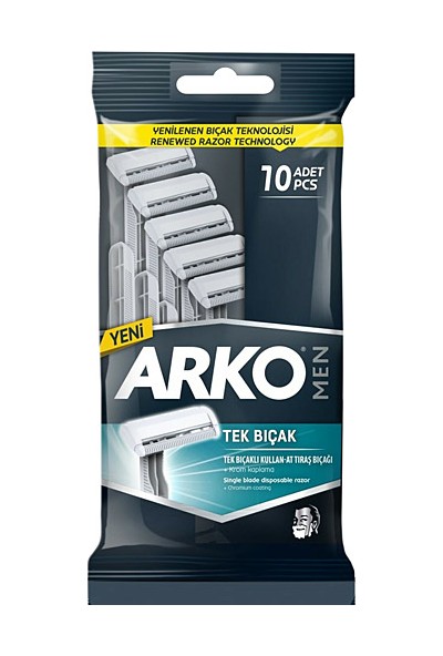 Arko Men T1 Tıraş Bıçağı 10'lu Kullan At Bıçak Arko Men T1 Tıraş Bıçağı 10'lu Kullan At Bıçak