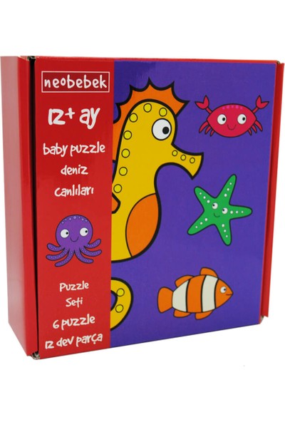 Neobebek Baby Puzzle - Deniz Canlıları Neobebek Baby Puzzle - Deniz Canlıları