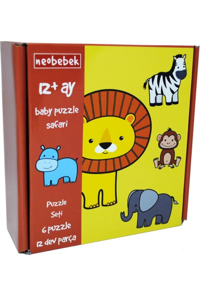 Neobebek Baby Puzzle - Safari Neobebek Baby Puzzle - Safari